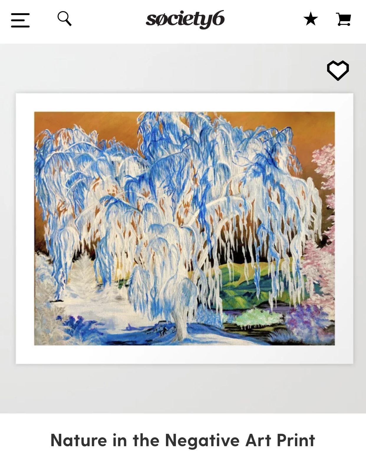 Nature in the Negative Art Print – This and That Creations